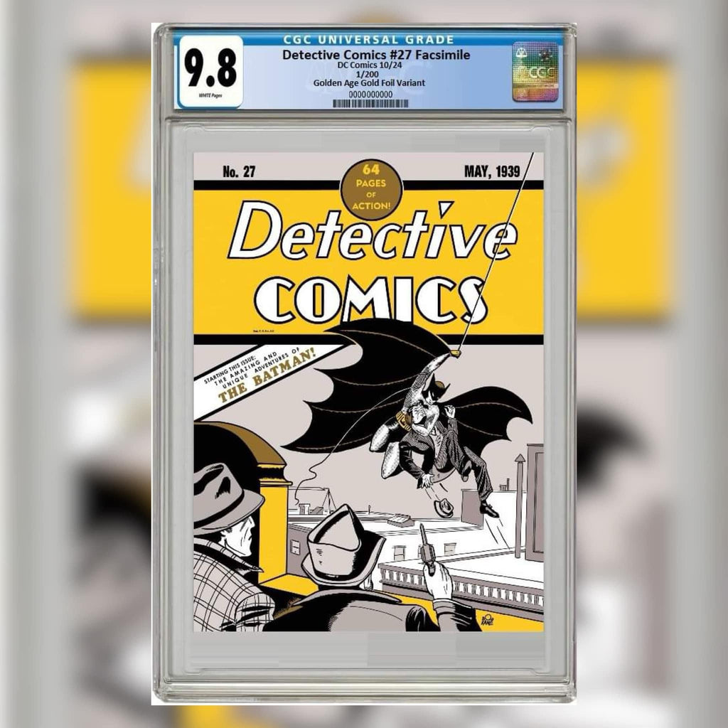 🦇 DETECTIVE COMICS #27 CGC 9.8 GOLD FOIL ULTIMATE EDITION! | 7 Ate 9 Comics