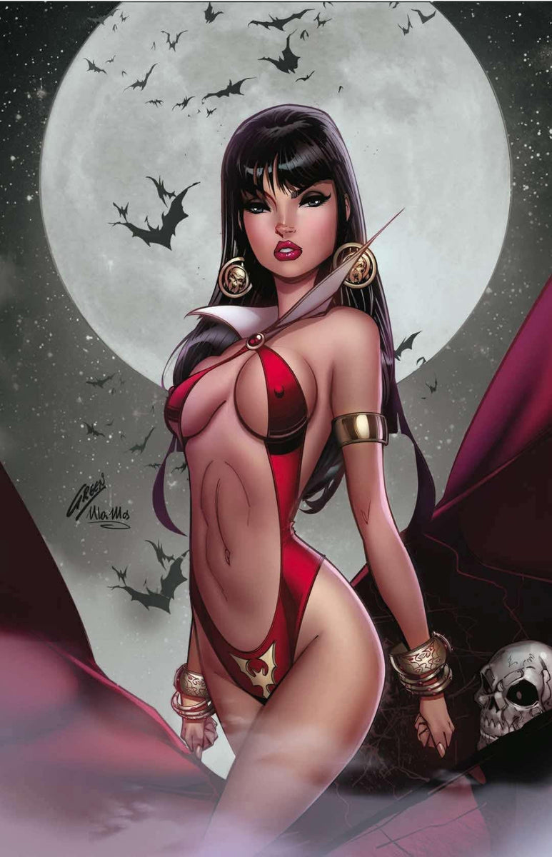 🚨 VAMPIRELLA #672 PAUL GREEN LEGACY COLOR SPLASH VIRGIN VARIANT! 🩸| 7 Ate 9 Comics