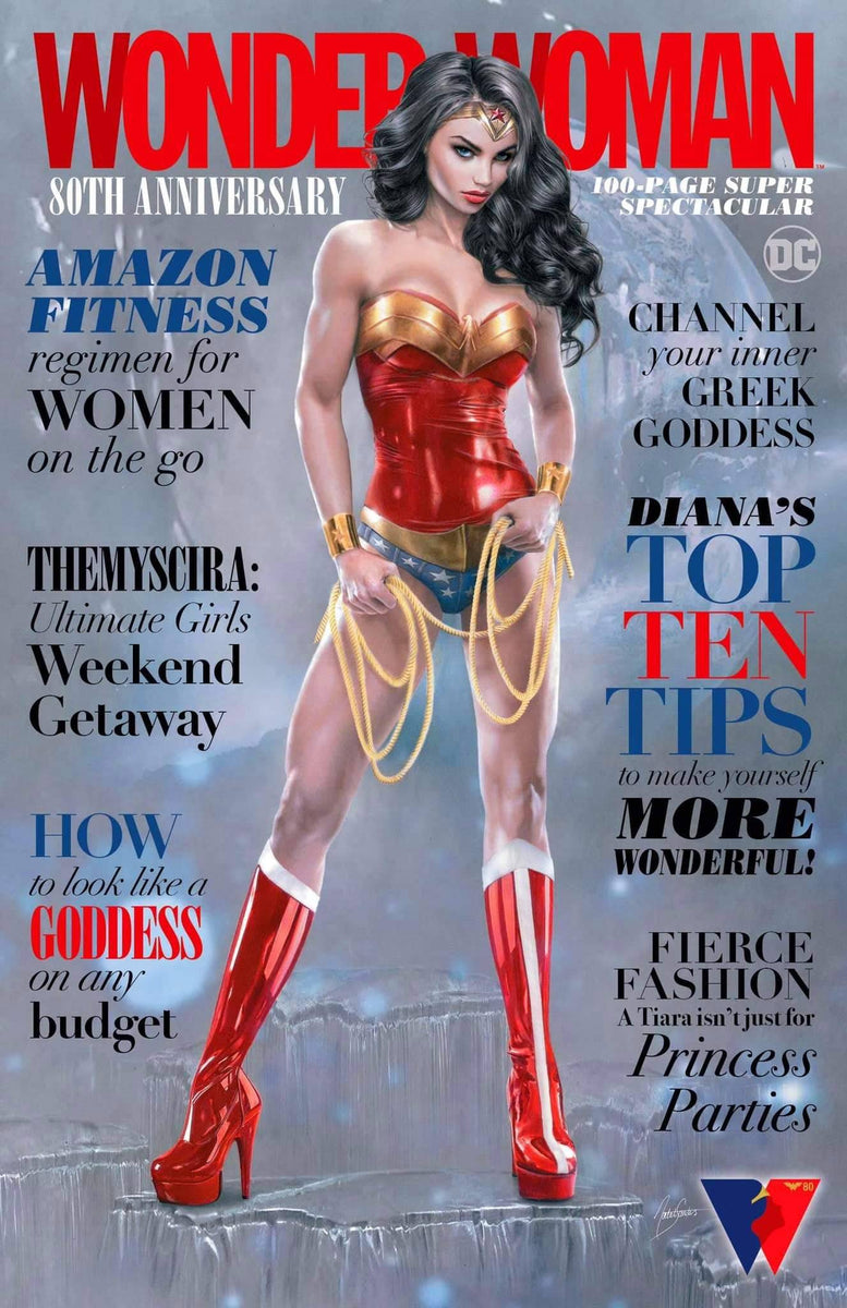 WONDER WOMAN: 80th ANNIVERSARY Natali Sanders Variant Cover| 7 Ate 9 Comics