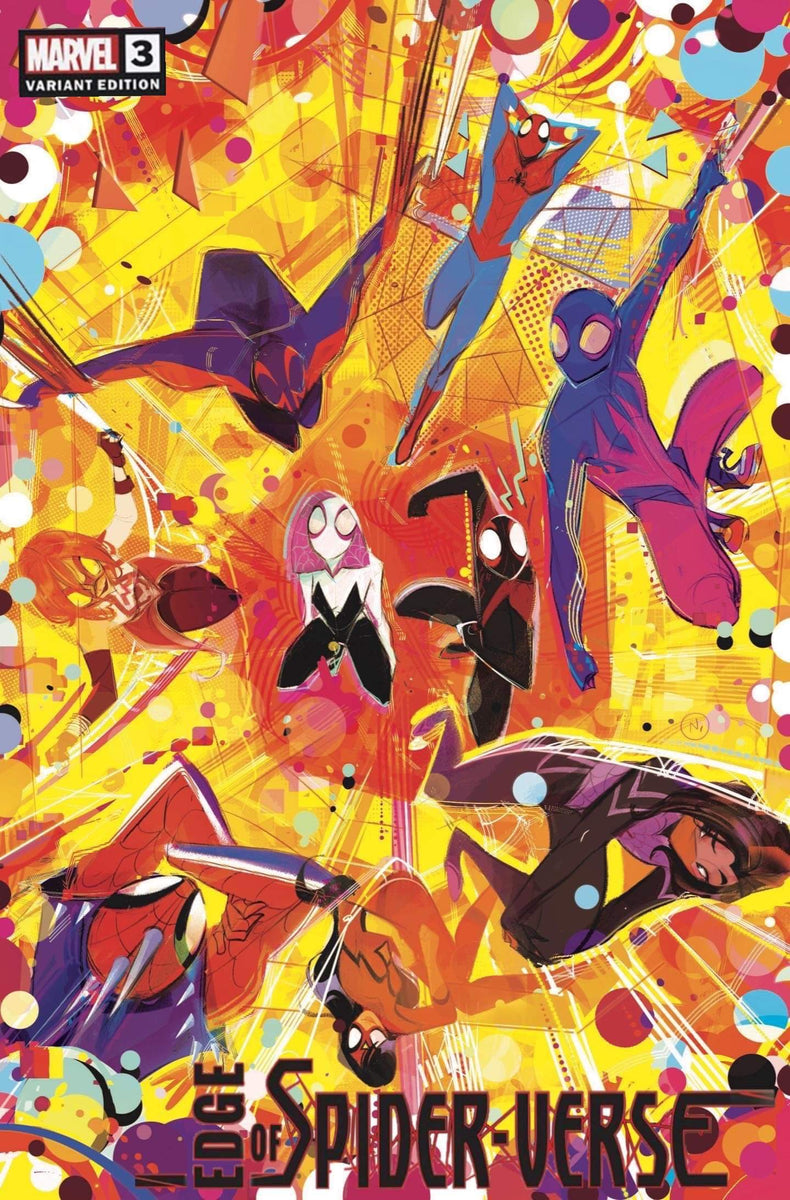 🕸️ EDGE OF SPIDER-VERSE #3 NICOLETTE BALDARI VARIANT COVER| 7 Ate 9 Comics