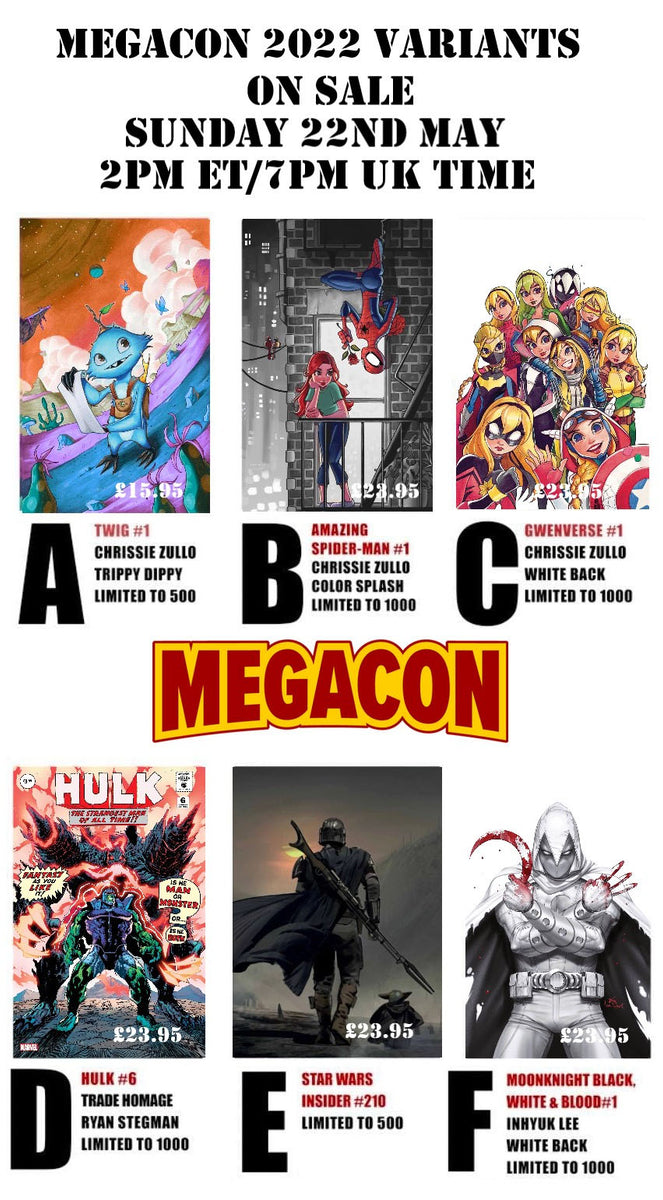 MEGACON IN ORLANDO VARIANTS - ON SALE SUNDAY 22nd MAY AT 2pm ET / 7pm ...