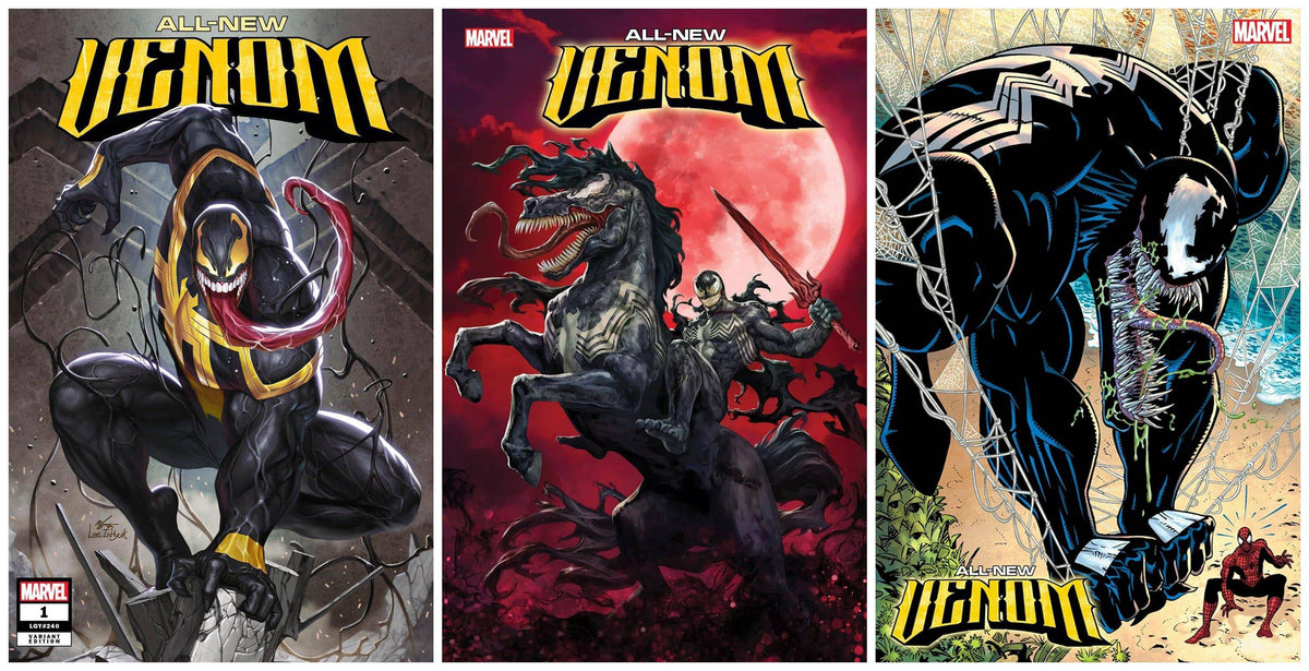 ALL NEW VENOM #1 Inhyuk Lee Variant Cover + 1:25 & 1:50 Ratio Variants ...