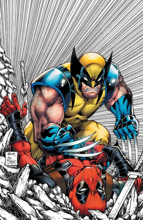 DEADPOOL #1 SDCC 2024 Todd Nauck Colour Splash Virgin Variant Homage L ...