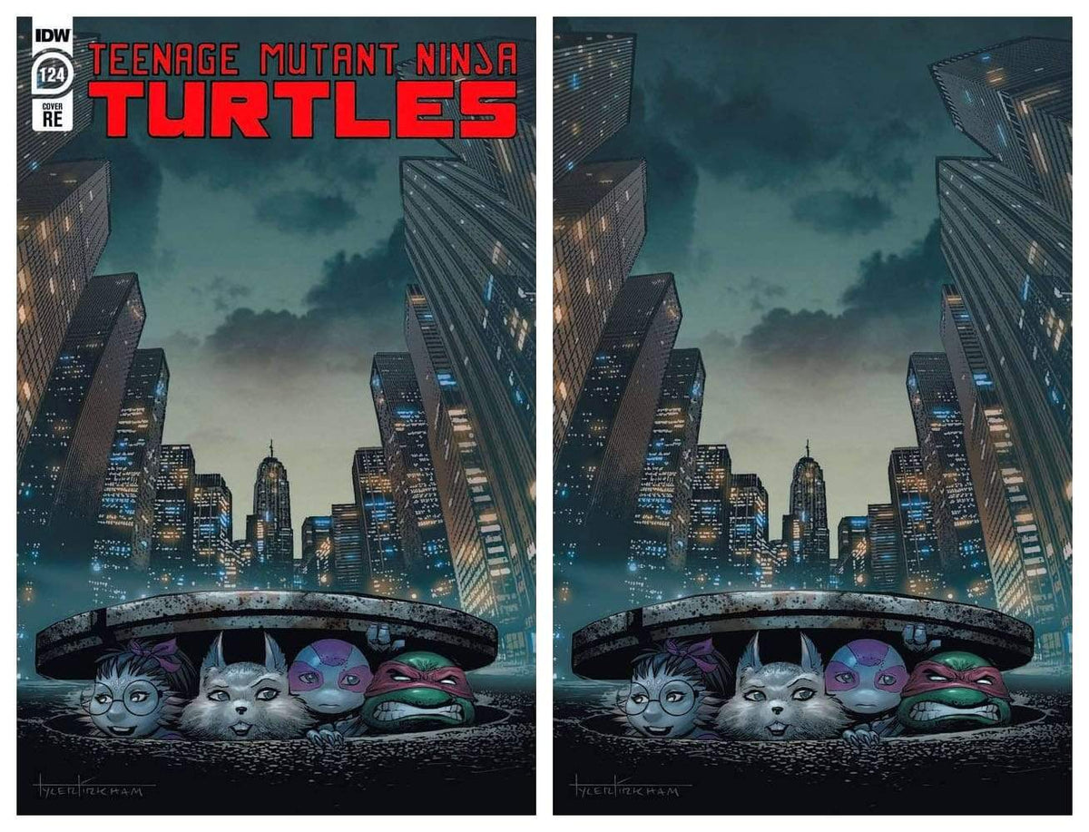 TEENAGE MUTANT NINJA TURTLES #124 Tyler Kirkham Movie Poster Homage Va ...