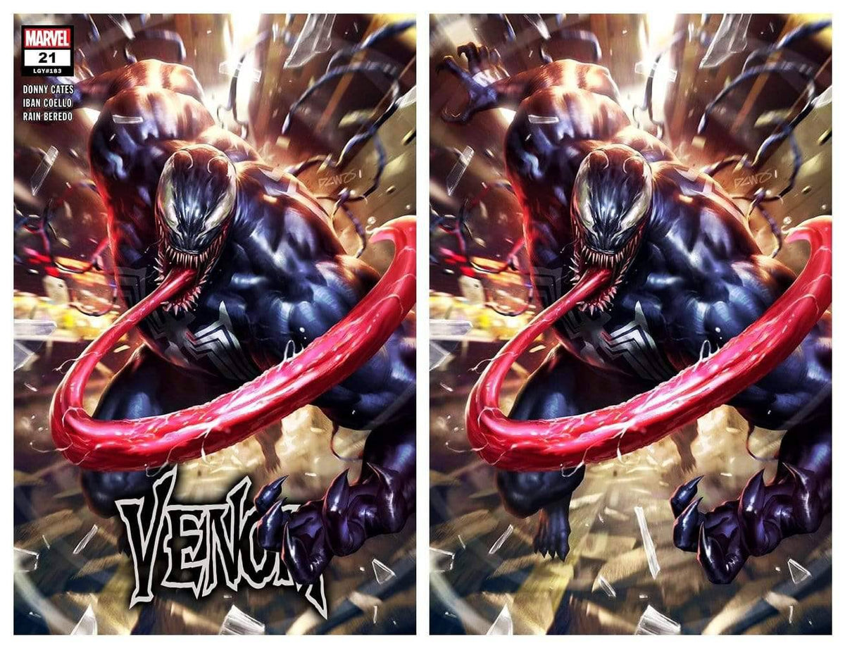 VENOM #21 (Venom Island Part 1) Derrick Chew Virgin Variant Set| 7 Ate ...